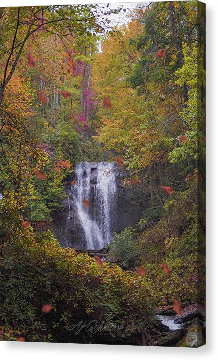 Anna Ruby Falls - Canvas Print – Syllo Media Prints
